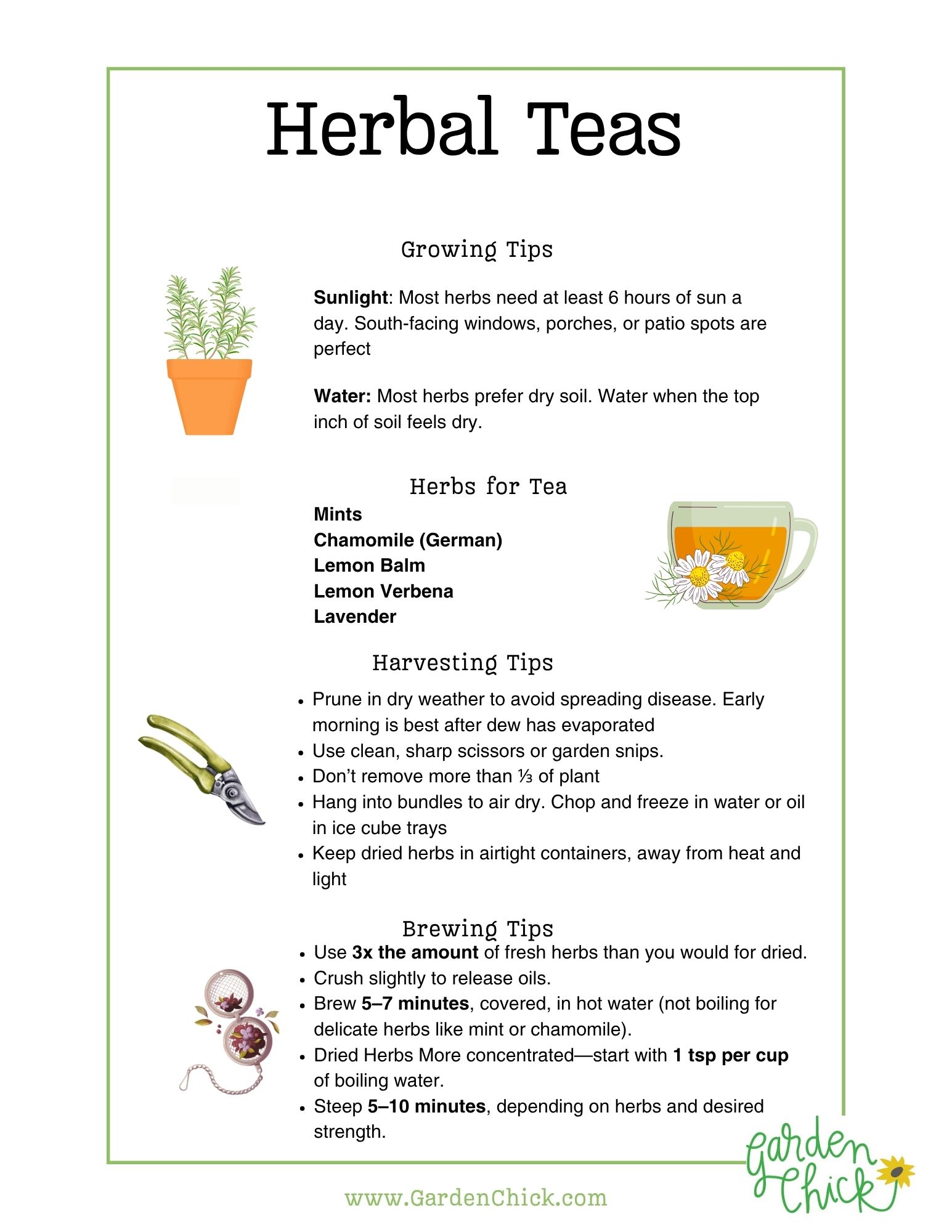 Herbal Tea Garden – Garden Chick